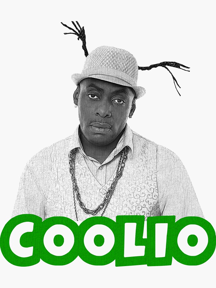 "R.I.P Coolio" Sticker for Sale by Janetcampbell21 | Redbubble