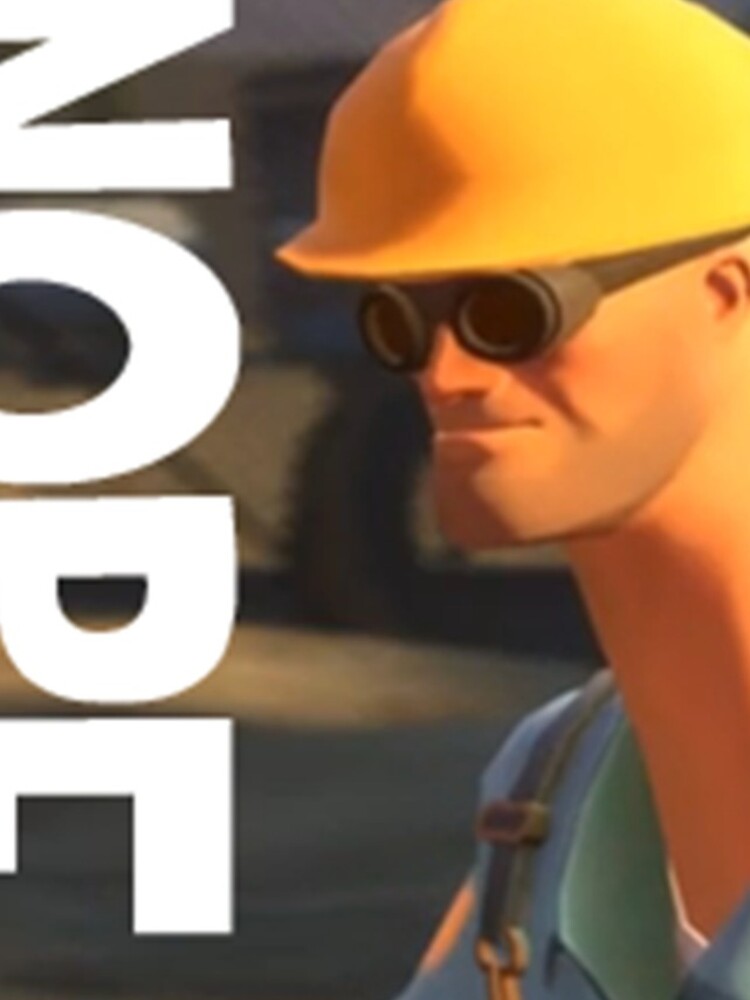 "TF2 nope! Engineer, funny." iPhone Case for Sale by endgameendeavor ...