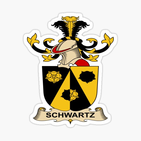 "Schwartz" Sticker for Sale by HaroldHeraldry | Redbubble