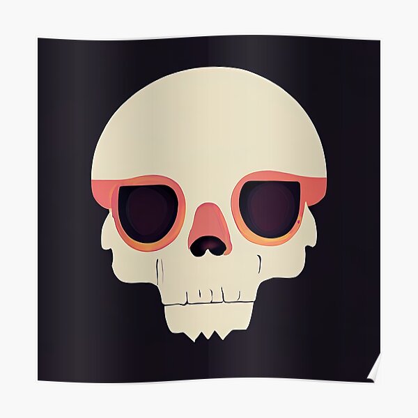 "Serious Skeleton Halloween 2022 " Poster for Sale by afikreative ...