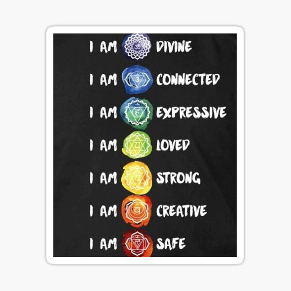 Chakra Stickers | Redbubble