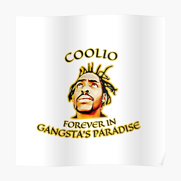"Rip Coolio" Poster for Sale by Vlaki | Redbubble