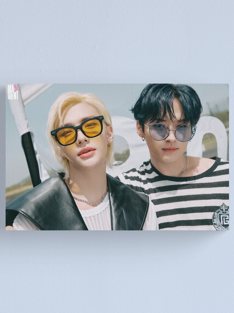 "HYUNJIN AND LEE KNOW STRAY KIDS - MAXIDENT" Canvas Print for Sale by ...