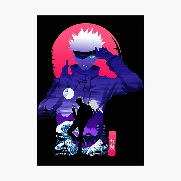 "Satoru Gojo Ukiyo e landscape" Photographic Print for Sale by ...