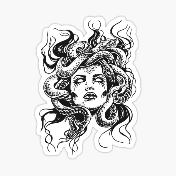 "Medusa sticker " Sticker for Sale by SNNEB | Redbubble