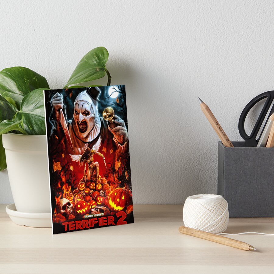 "Terrifier 2 Horror Film " Art Board Print for Sale by cakarsetan ...