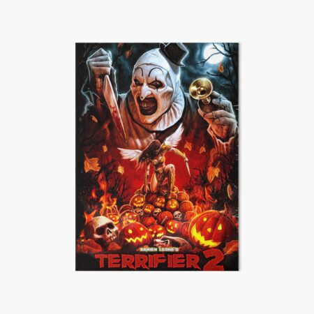 "Terrifier 2 Horror Film " Art Board Print for Sale by cakarsetan ...