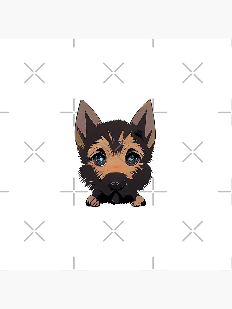 "Rex - Cute German Shepherd Puppy " Poster for Sale by Doggopedia ...