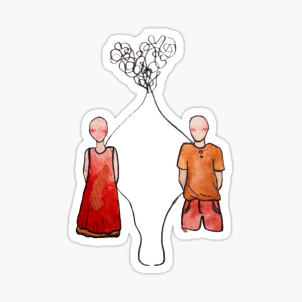 "Normal peoples' sticker" Sticker for Sale by Aayushapaudel | Redbubble