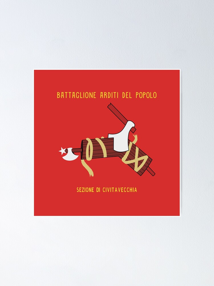 "Military Flag of the Arditi del Popolo" Poster for Sale by aidenagreen ...