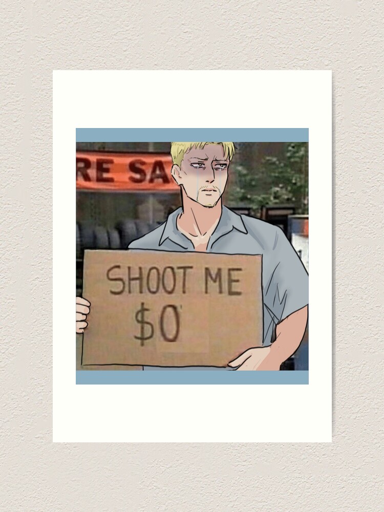 "ATTACK ON TITAN || Reiner Braun meme" Art Print for Sale by ...