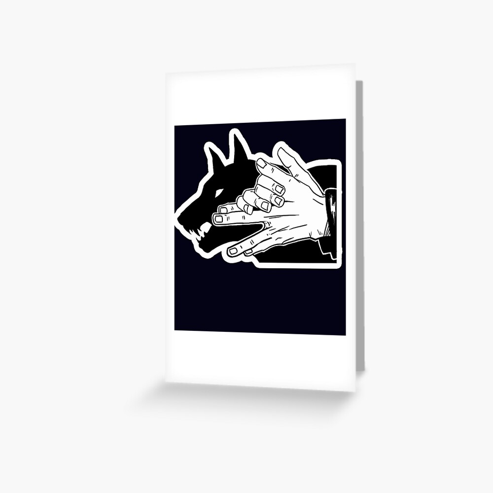 "Divine Dogs JJK Jujutsu Kaisen fan art" Greeting Card for Sale by ...