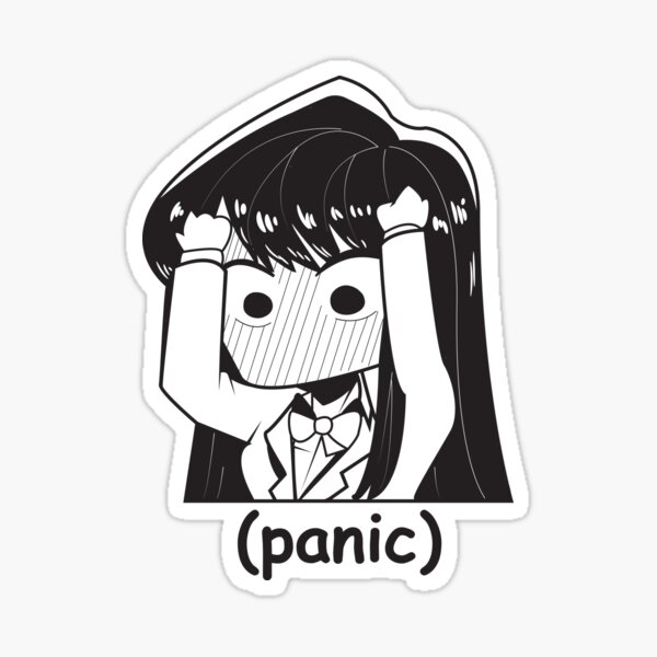 "anime sticker Komi-san" Sticker for Sale by nemoangel | Redbubble