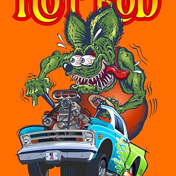"Cartoon retro rat rod" Poster for Sale by Mechanick | Redbubble