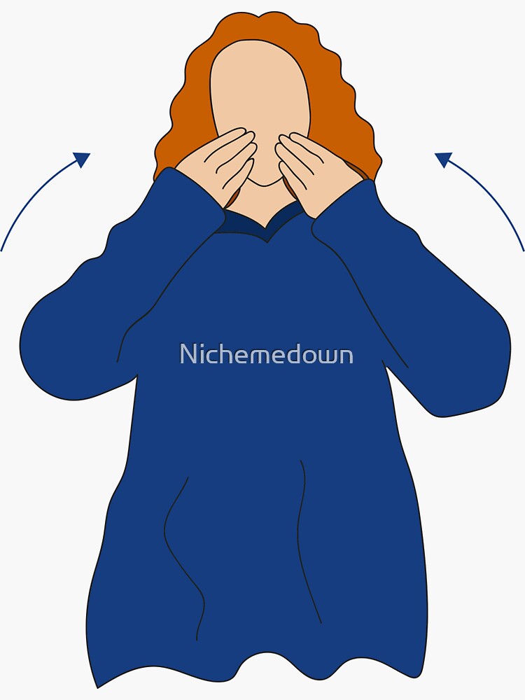 "BLS You're welcome." Sticker for Sale by Nichemedown | Redbubble