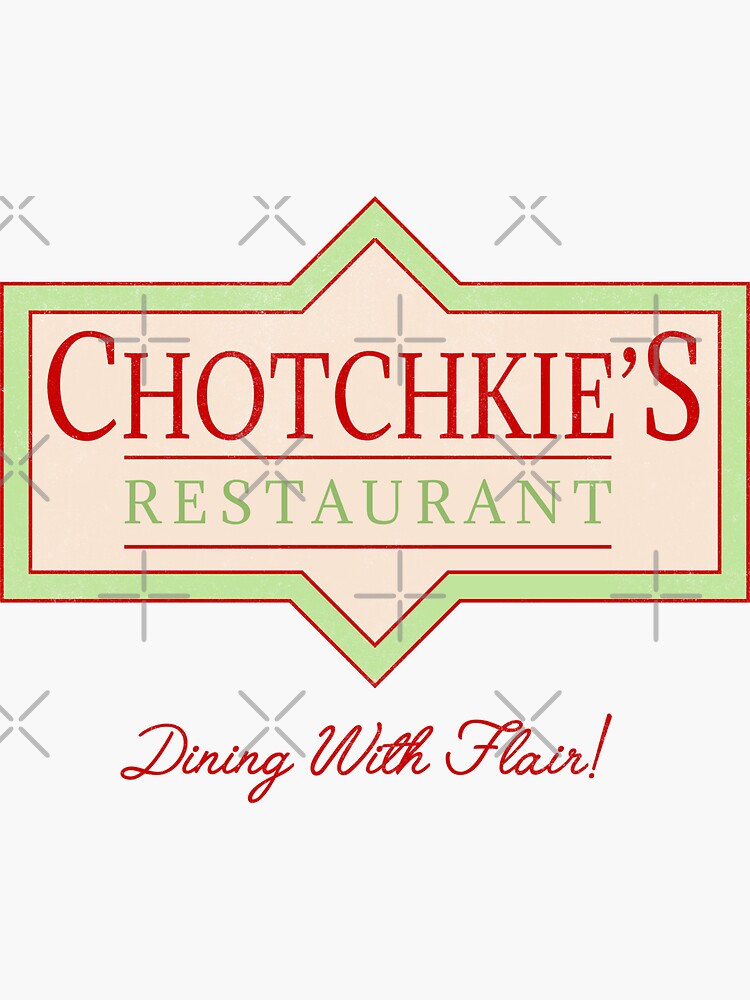 "Chotchkie's Restaurant" Sticker for Sale by DeadRight | Redbubble