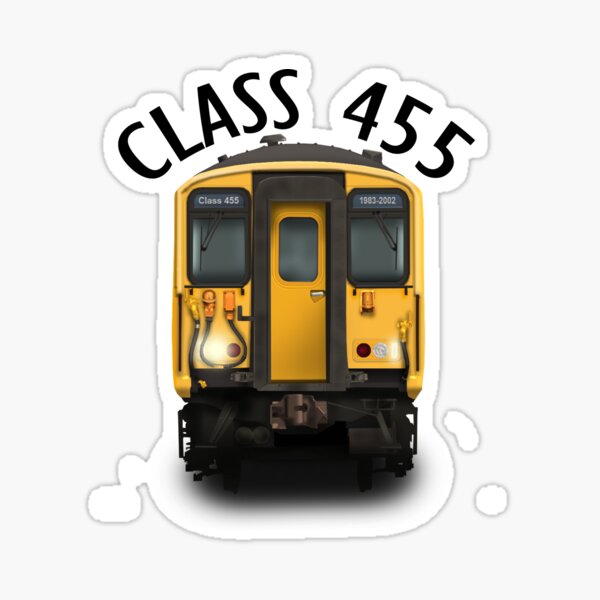 "Class 455 Electric Multiple Unit" Sticker for Sale by jameswattsart ...