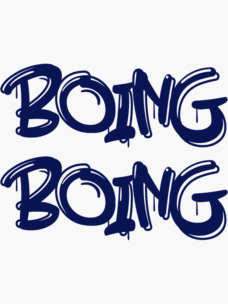 "Boing Boing - West Bromwich Albion inspired color design " Sticker for ...
