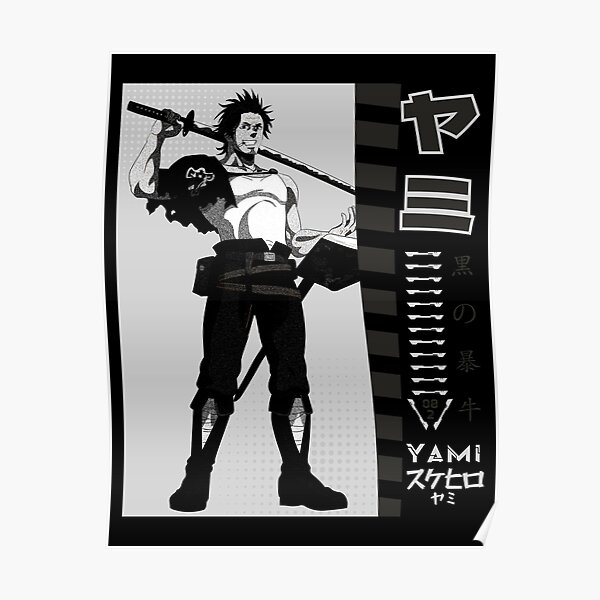 "Yami Sukehiro II Black Clover" Poster for Sale by Otakurypto | Redbubble