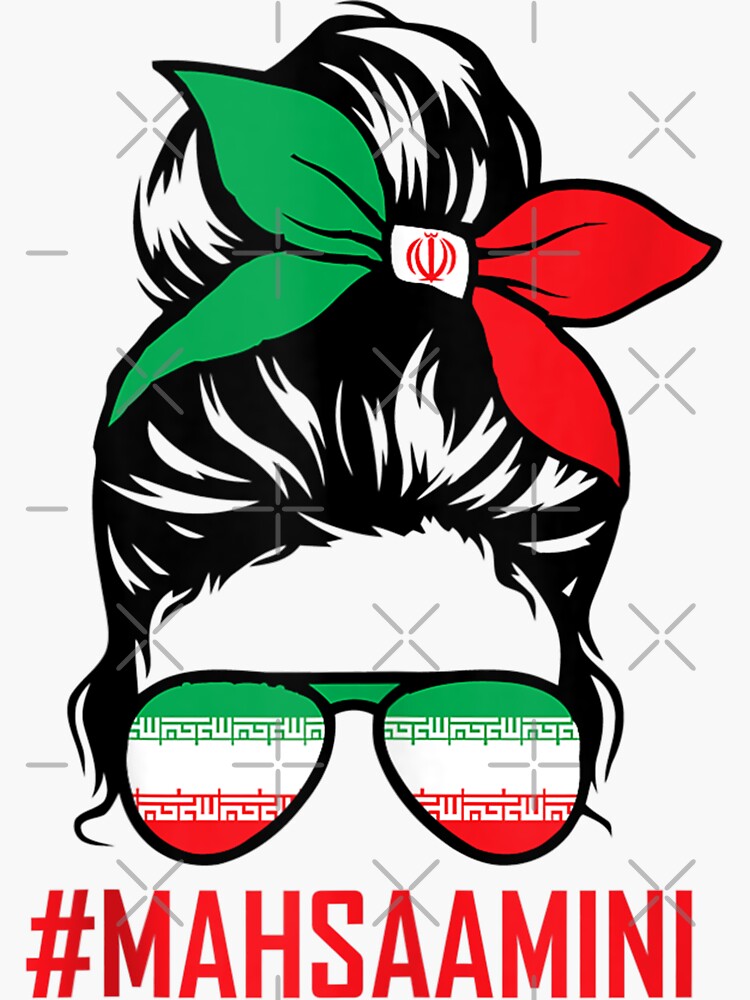 "Mahsaamini, MAHSAAMINI, Mahsa Amini, Iran, women freedom" Sticker for ...