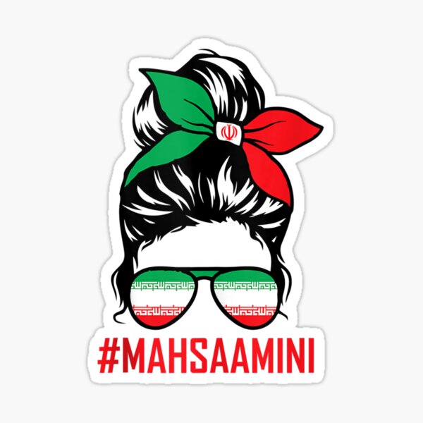 "Mahsaamini, MAHSAAMINI, Mahsa Amini, Iran, women freedom" Sticker for ...