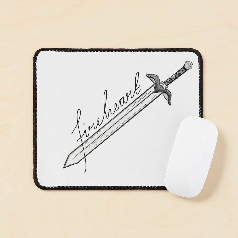 "Fireheart - Sword, Aelin, Rowan - TOG " Sticker for Sale by ...