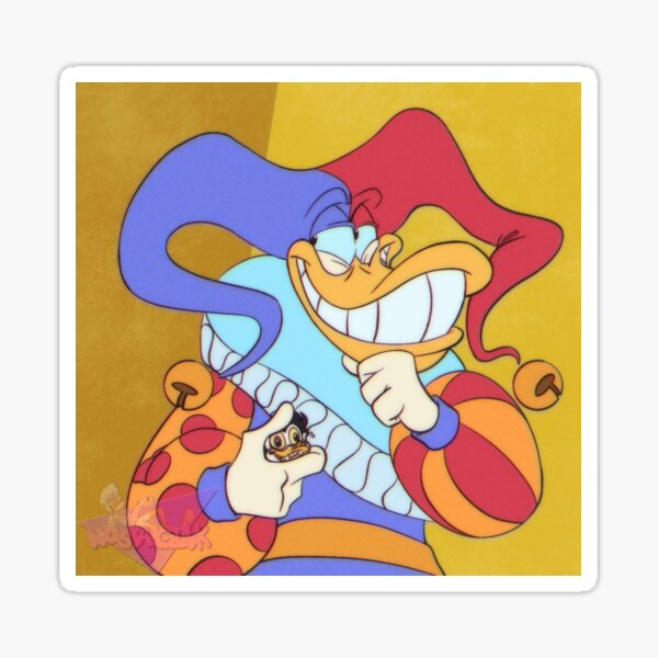 "Quackerjack and Damien" Sticker for Sale by nostalg1nk | Redbubble