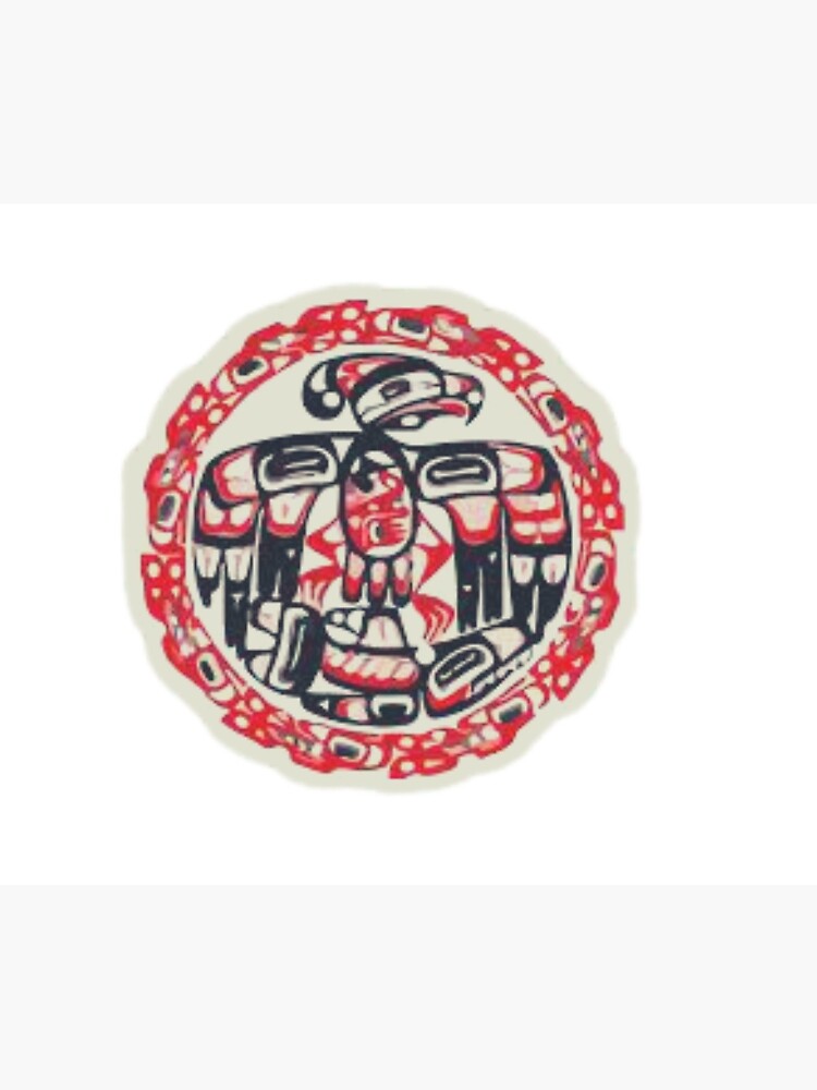 "Chinook nation tribal logo, with circle zig zag" Poster for Sale by M17972 | Redbubble