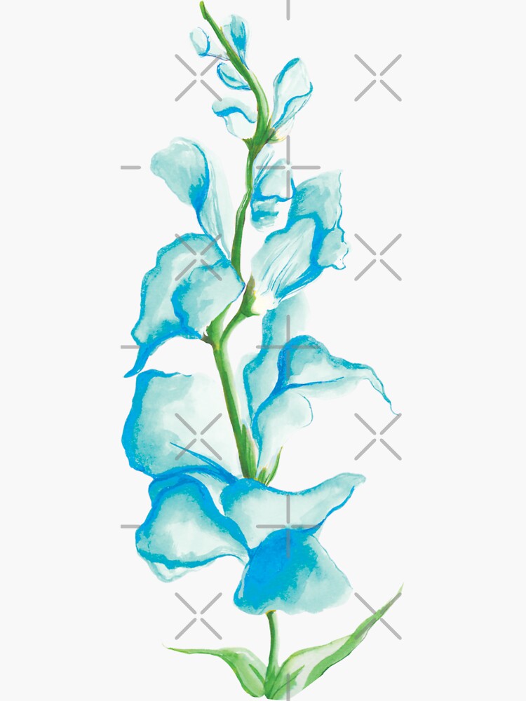 "Vintage Snapdragons Flower Sticker" Sticker for Sale by designsdetour ...