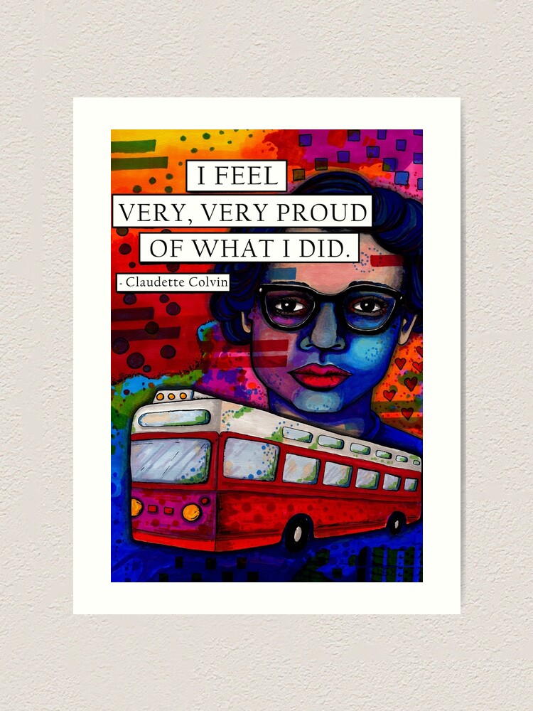 "Claudette Colvin" Art Print by melander | Redbubble
