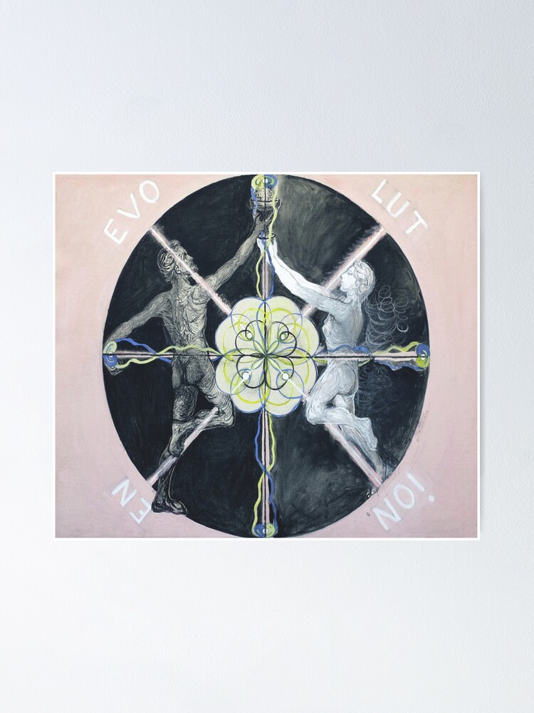 "hilma af klint Evolution, No.3 Print" Poster for Sale by lamia3 ...