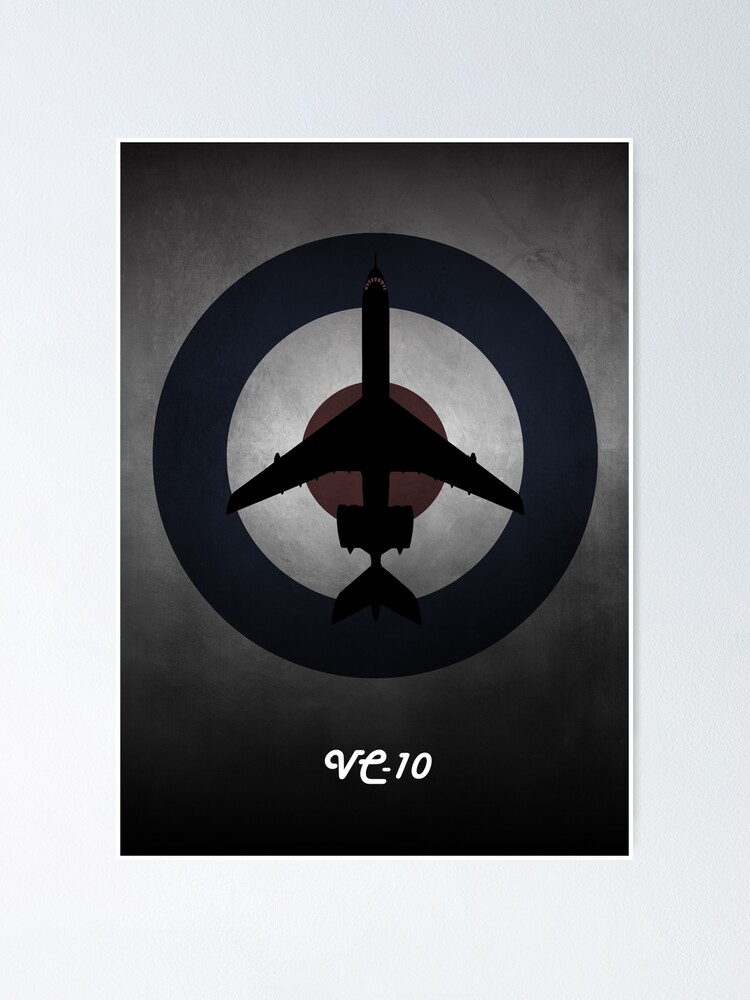 "Vickers VC-10 RAF" Poster by aviationart | Redbubble