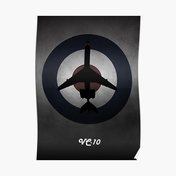 "Vickers VC-10 RAF" Poster by aviationart | Redbubble