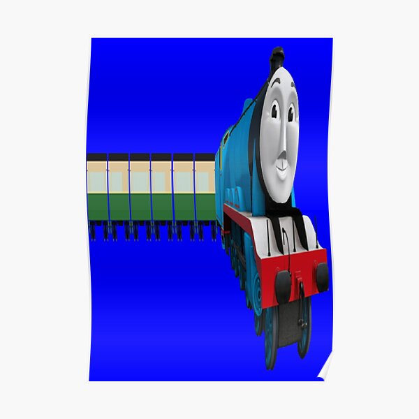 "GORDON THE BIG BLUE EXPRESS ENGINE CGI" Poster for Sale by Pfasanya824 ...