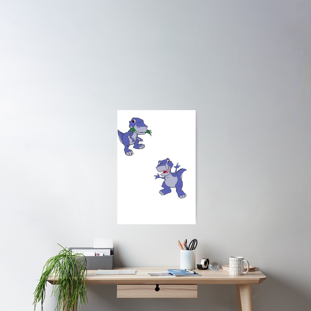 "Chomper The Land Before Time Stickers" Poster for Sale by mikejapan2 ...