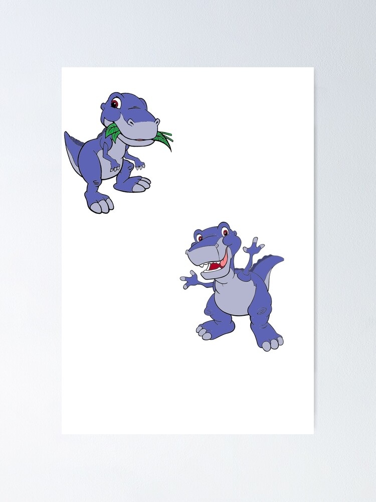 "Chomper The Land Before Time Stickers" Poster for Sale by mikejapan2 ...