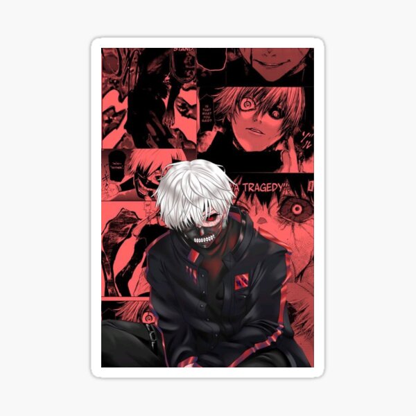 "Ken Kaneki Tokyo Ghoul" Sticker for Sale by TATAKAEE | Redbubble