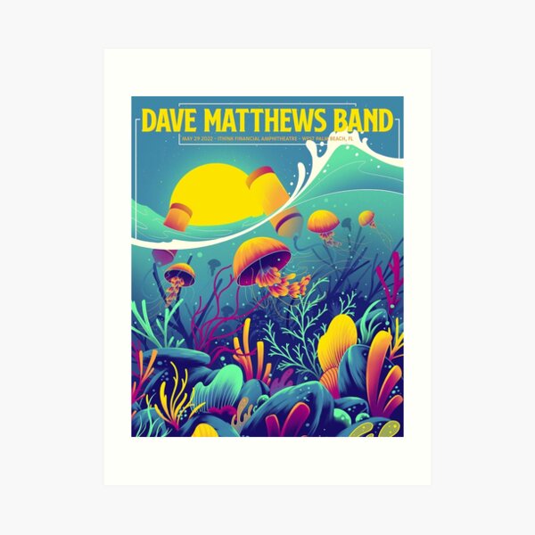 "tour dave mathews band 2022 Poster" Art Print for Sale by ...