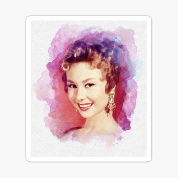 "Mitzi Gaynor, Actress" Sticker for Sale by Hollywoodize | Redbubble