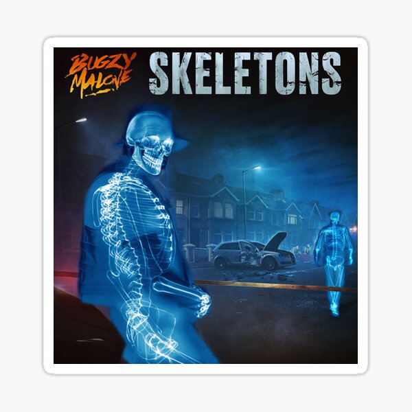 "skeletons" Sticker for Sale by josefaharber | Redbubble