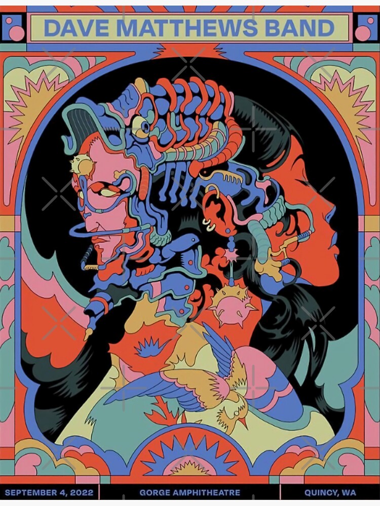 "the tour dmb 2022" Sticker for Sale by grizziadryads | Redbubble