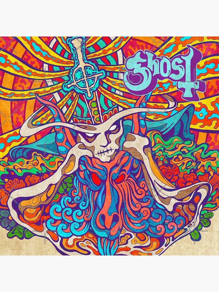 "ghost satanic panic tour 2023 masepte" Poster for Sale by lenfallon6 | Redbubble