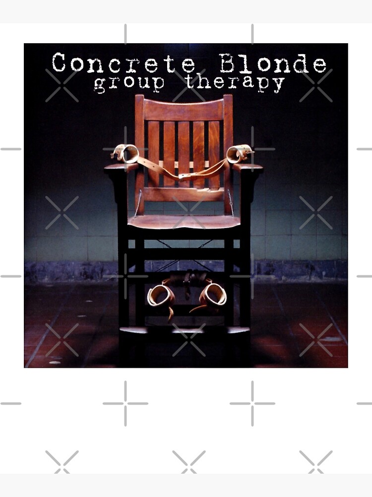 "Concrete Blonde Group Therapy Album Cover" Poster for Sale by Amraiu13 ...