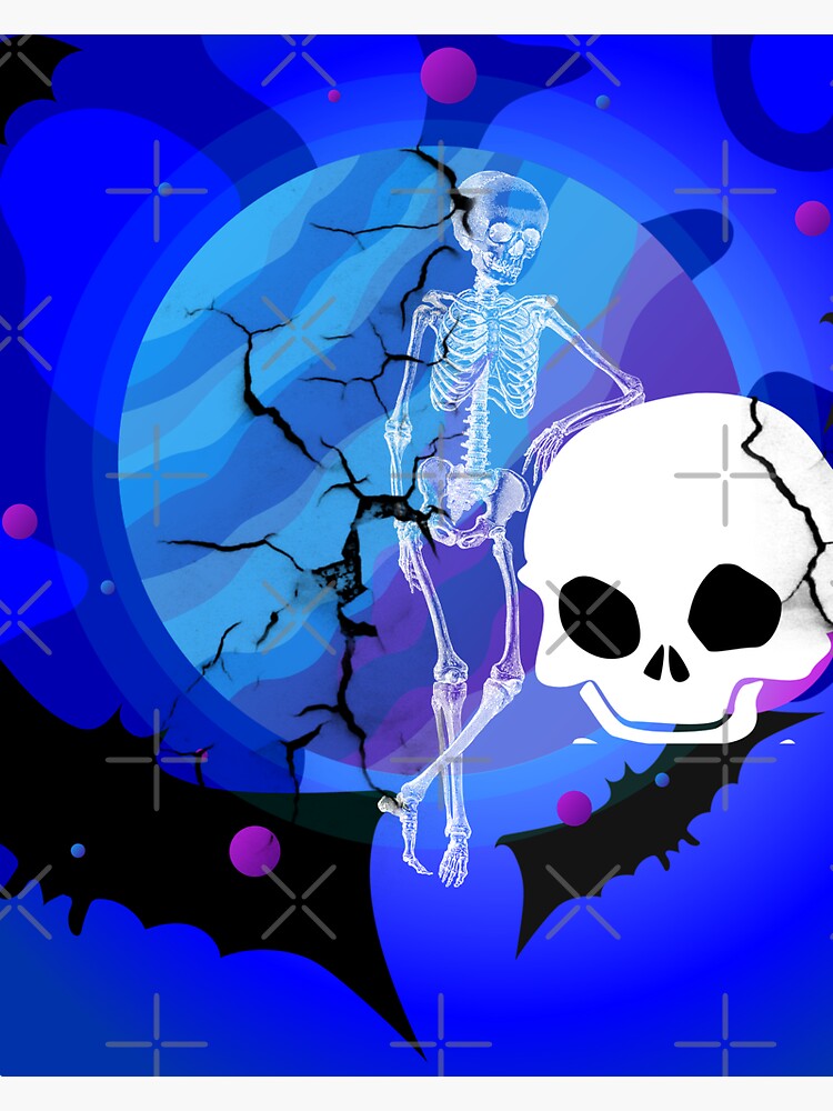 "Halloween 2022, Skeleton art" Sticker for Sale by EpicCreations05 ...