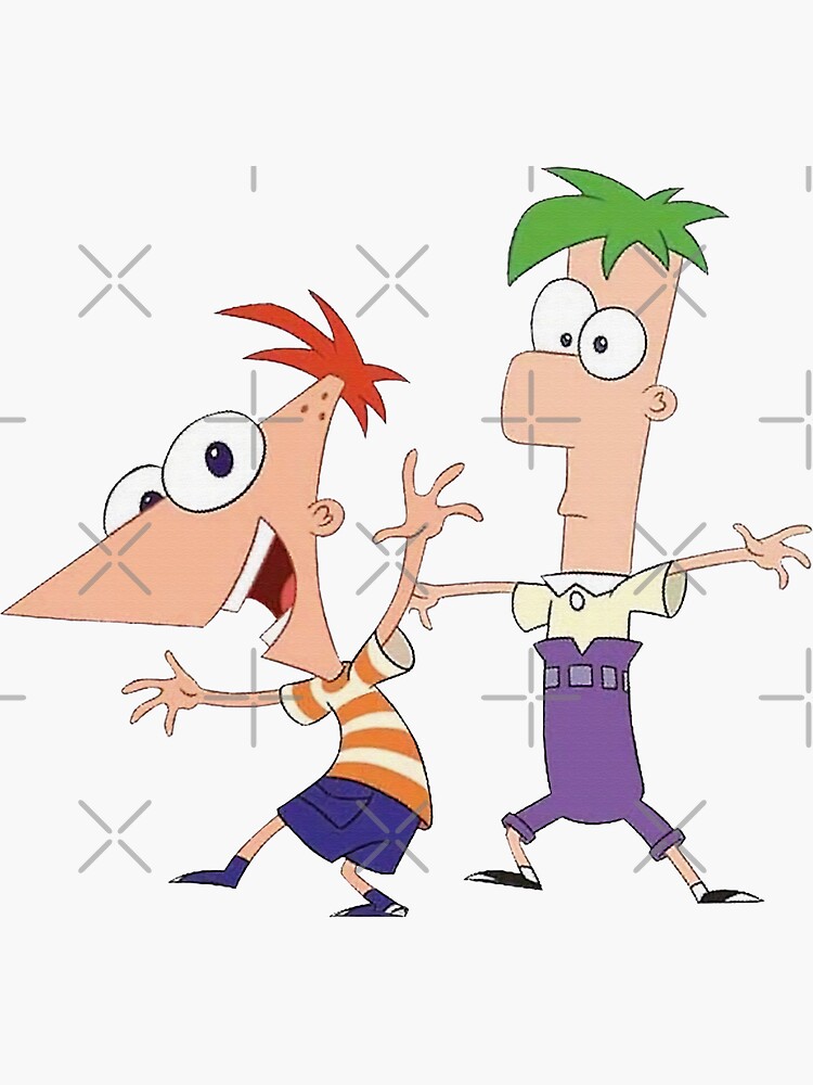"Phineas And Ferb Classic Gift Bes For You " Sticker for Sale by ...