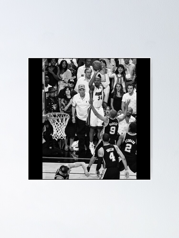 "Ray Allen - The Shot - Black / White" Poster for Sale by AYA-Design ...