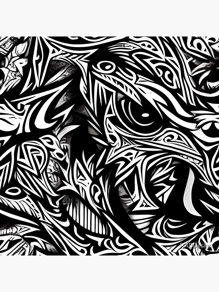 "Yaka | Tribal Collection" Sticker for Sale by RA9Design | Redbubble