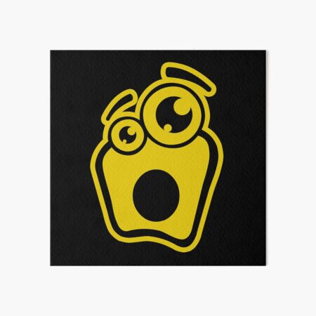 "WOW Square Emoji Face" Art Board Print for Sale by Cartrect | Redbubble