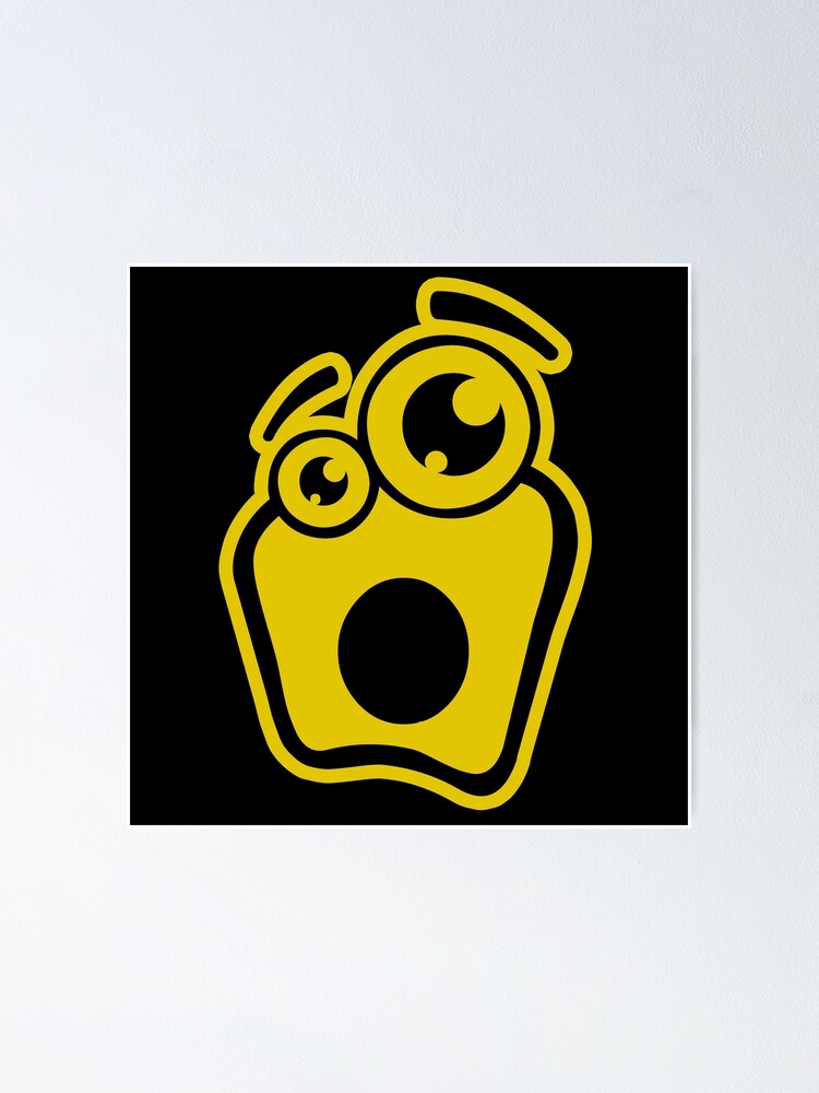 "WOW Square Emoji Face" Poster for Sale by Cartrect | Redbubble