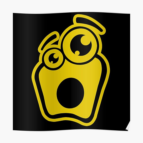 "WOW Square Emoji Face" Poster for Sale by Cartrect | Redbubble
